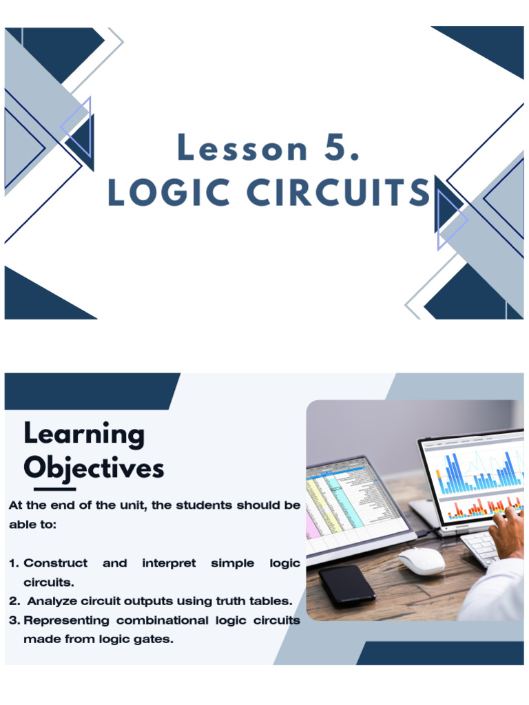 Lesson5. LOGIC CIRCUITS | PDF | Logic Gate | Boolean Algebra