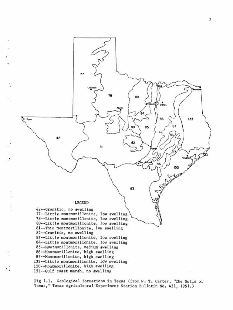 TX Expansive Soils | PDF