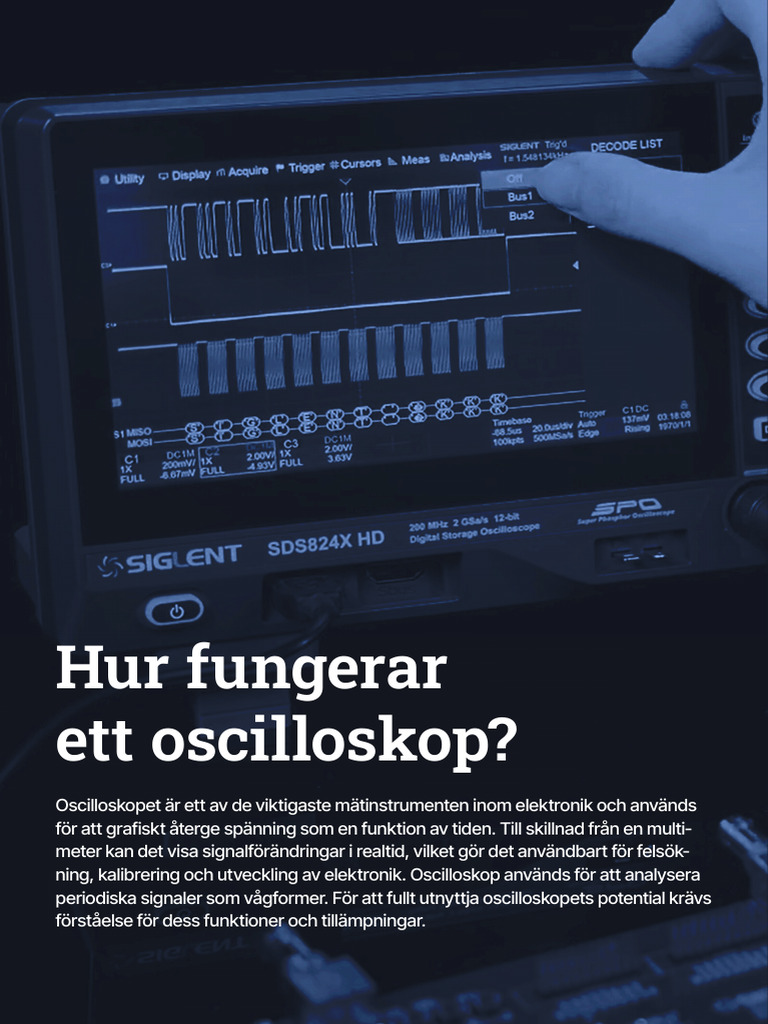 Hur Fungerar Ett Oscilloskop | PDF
