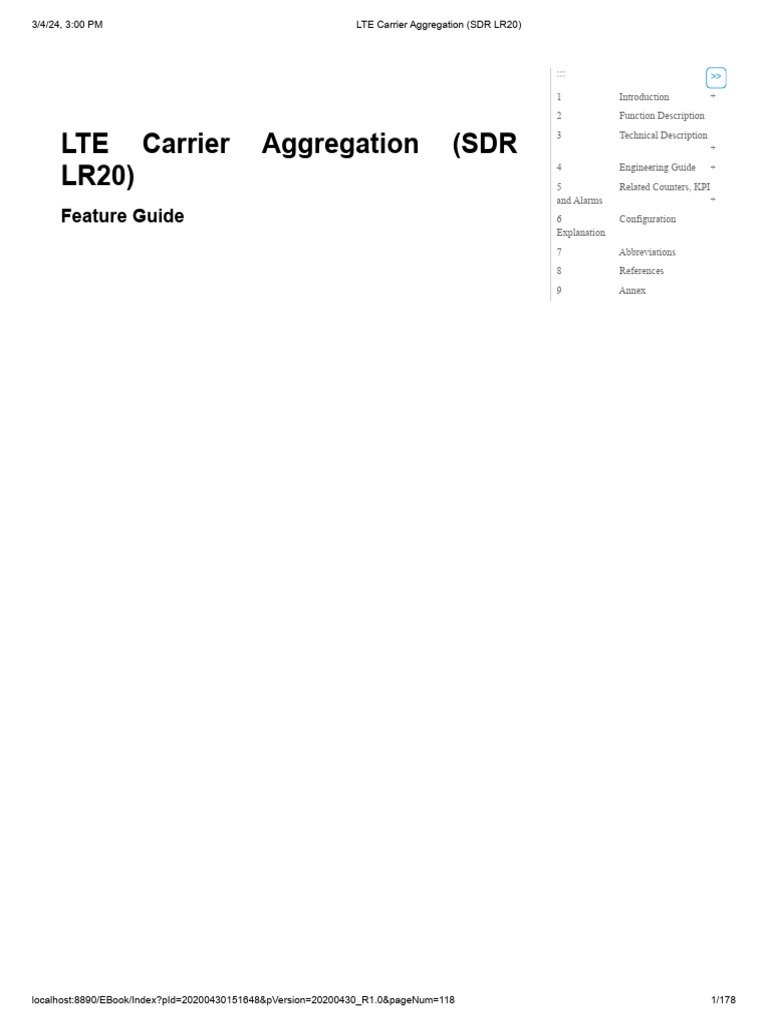 LTE Carrier Aggregation Feature Guide | PDF | Duplex ...