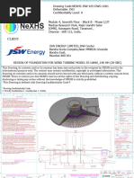 Generator Foundation Design Details | PDF | Reinforced Concrete | Concrete