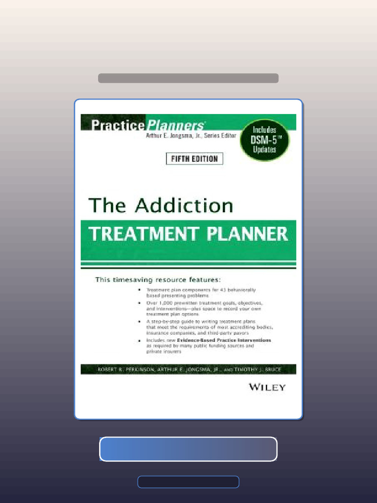 The Addiction Treatment Planner 5th Edition eBook and TestBank Bundle ...