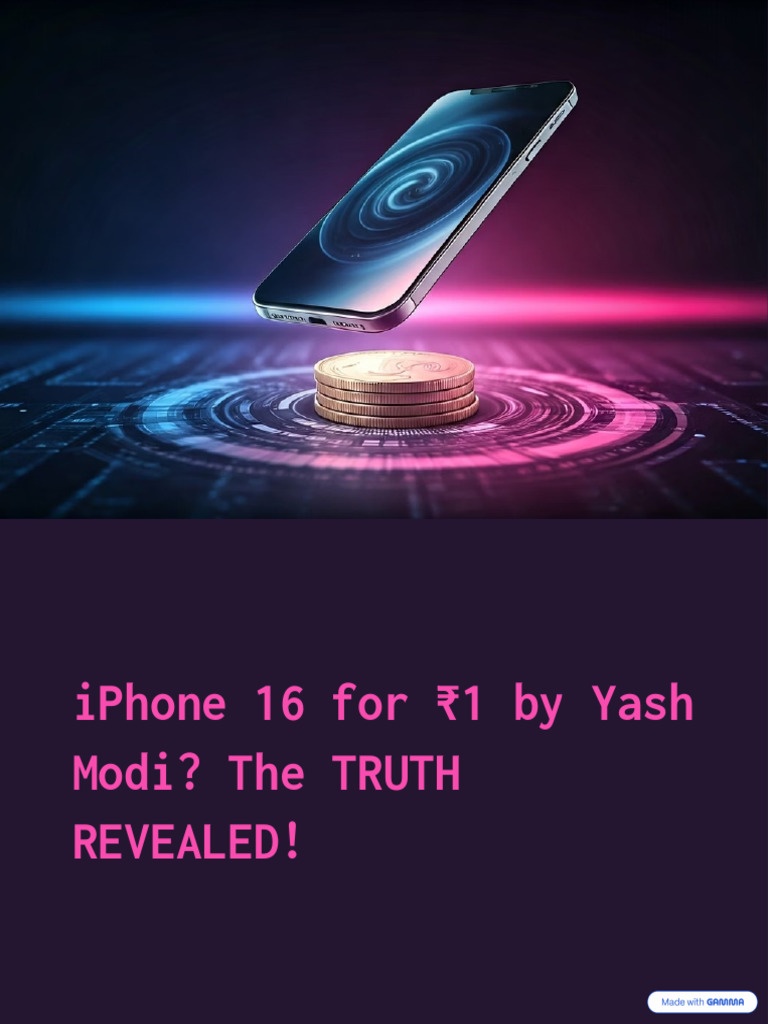 iPhone 16 for ¹1: Scam Exposed! | PDF | Phishing | Cybercrime