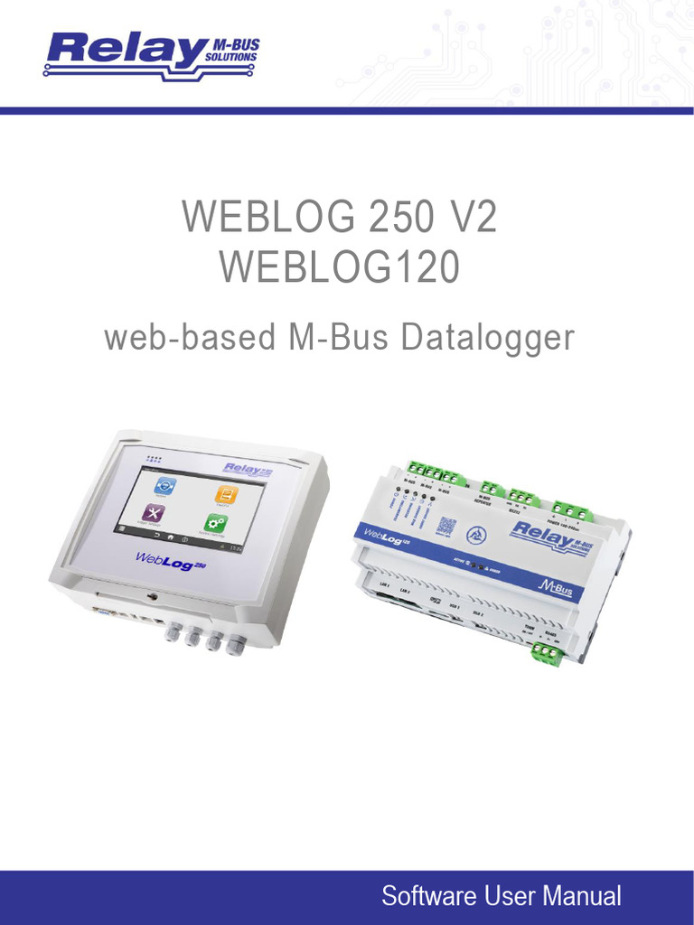 WebLog Family User Manual Overview | PDF | File Transfer Protocol ...
