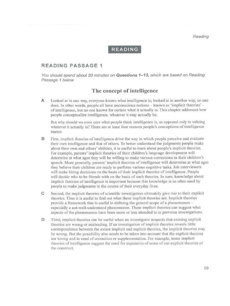 c14 - Passage 1 - Test 2 | PDF