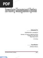 Inventory Management System Documentation | PDF | Relational Database | Databases