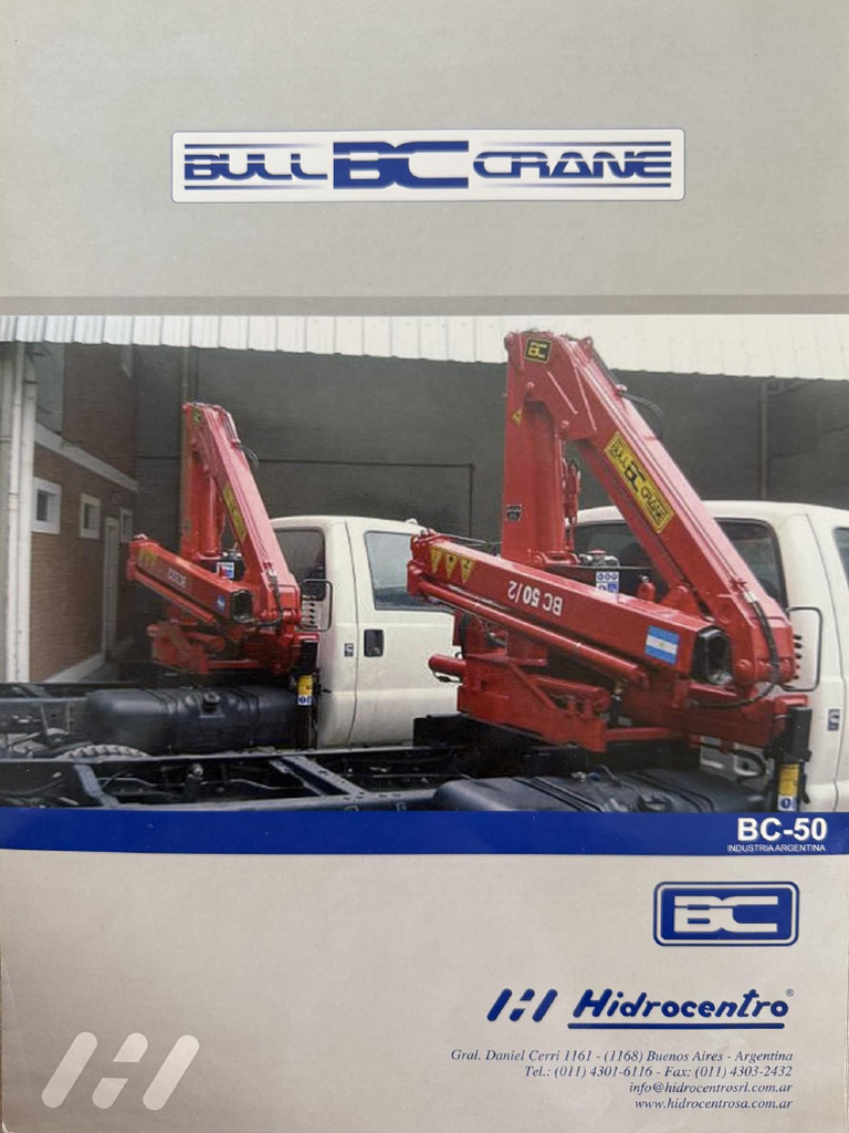 Bull Crane BC50 | PDF