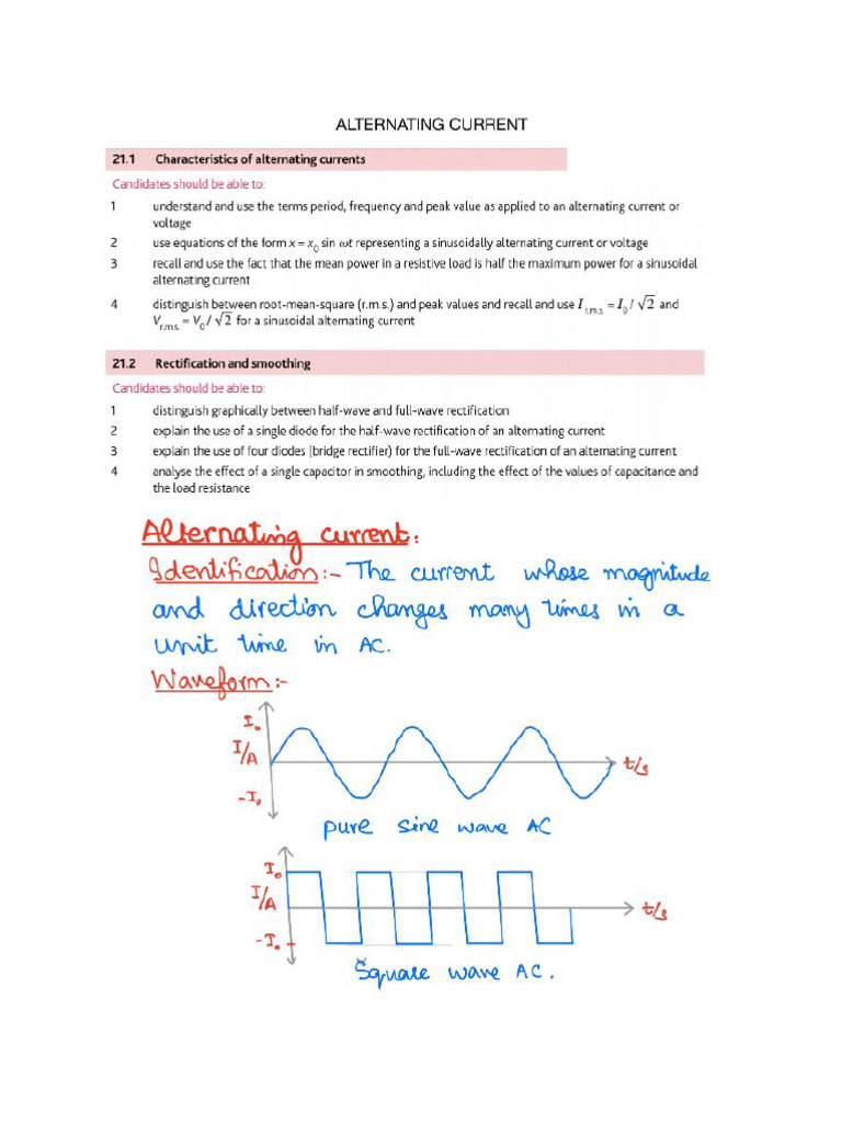 Alternating Current 25 | PDF