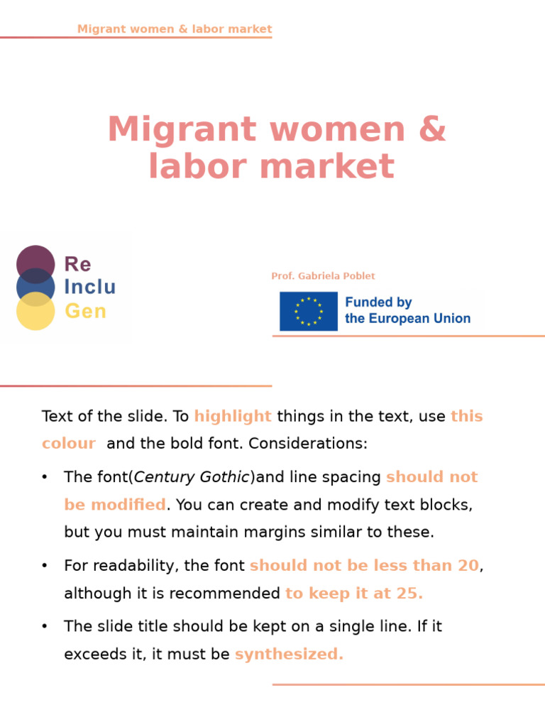 Migrant Women in the Labor Market | PDF