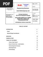 Propylene C3 Splitter Design Guidelines | PDF | Distillation | Pressure