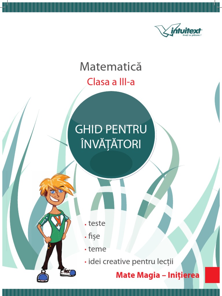 Ghid Pentru Invatatori (Matematica, Cls. A III-a) - Preview | PDF