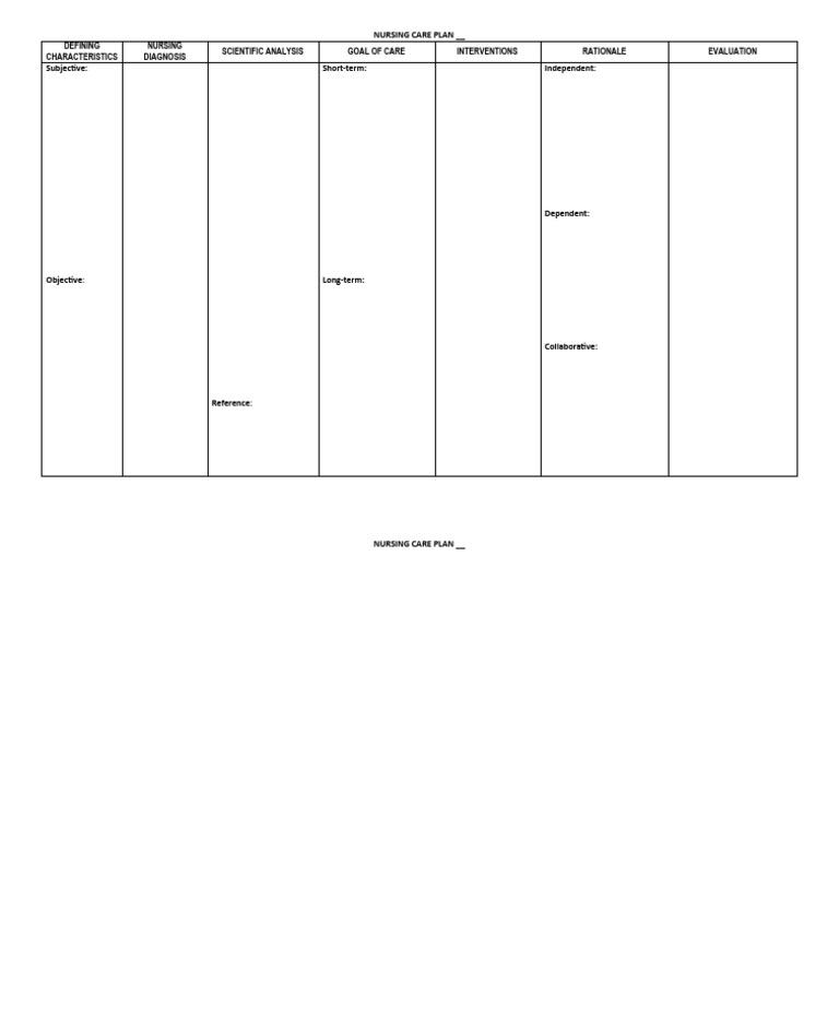 Ncp Format | PDF