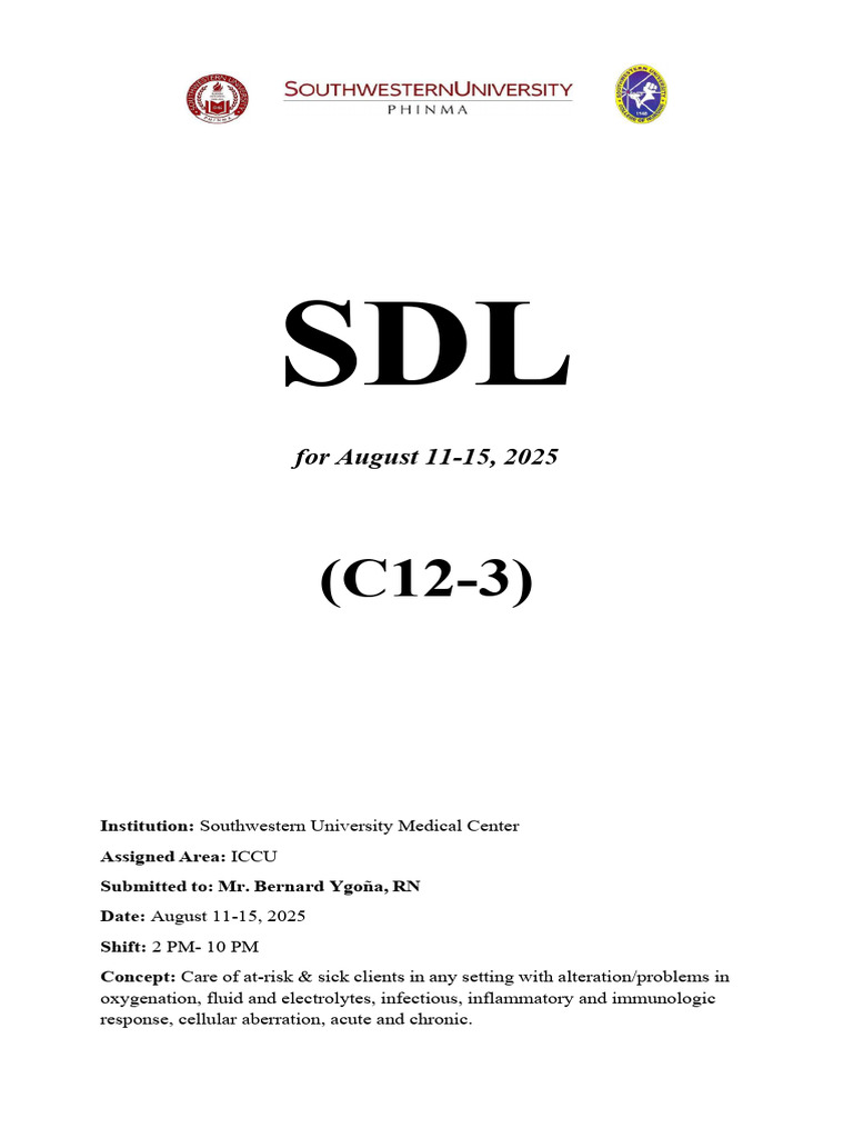 SDL Cover Page | PDF