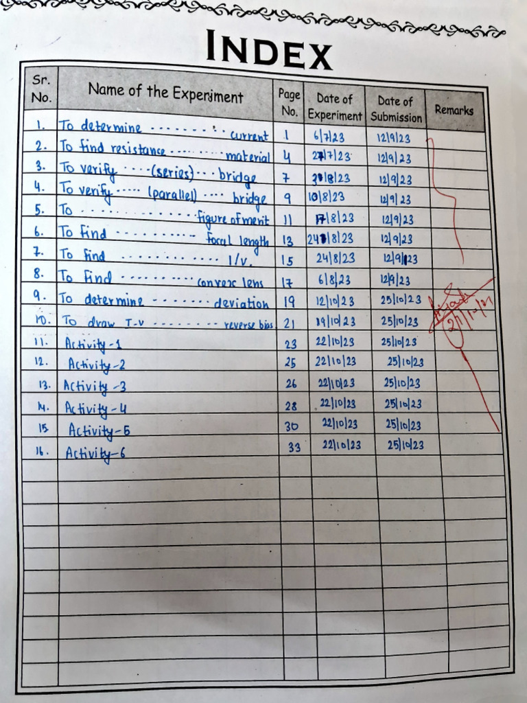 Physics Practical File | PDF