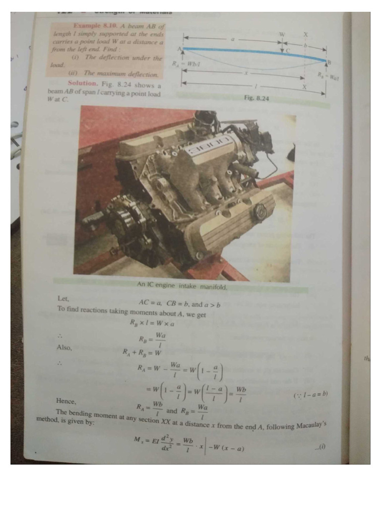 Problems On Deflection | PDF