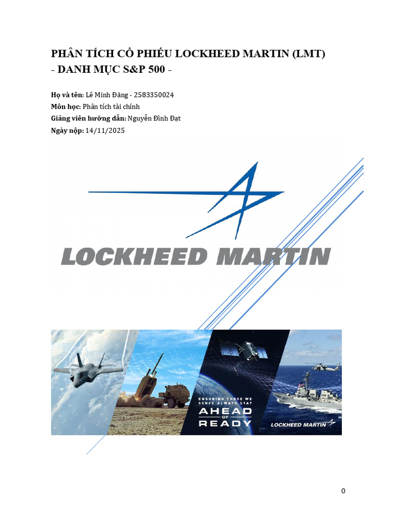 PTTC - Công Ty Lockheed Martin | PDF