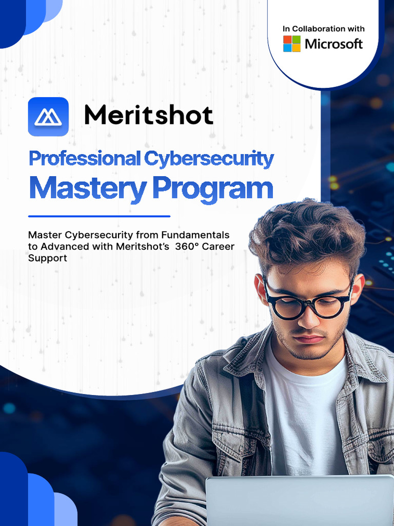 Master Cybersecurity Skills with Meritshot | PDF | Security | Computer ...