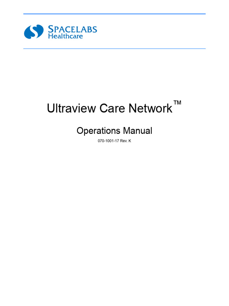 Ultraview Care Network Manual | PDF | Computing