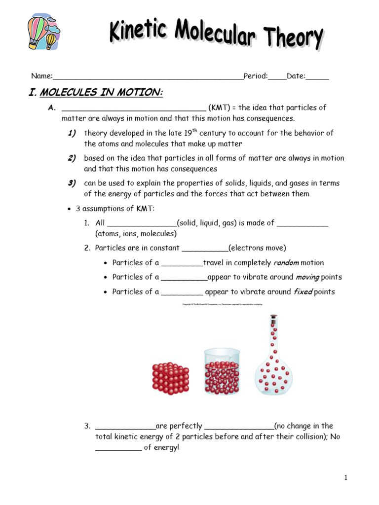 Kmt Student Notes | PDF | Gases | Temperature
