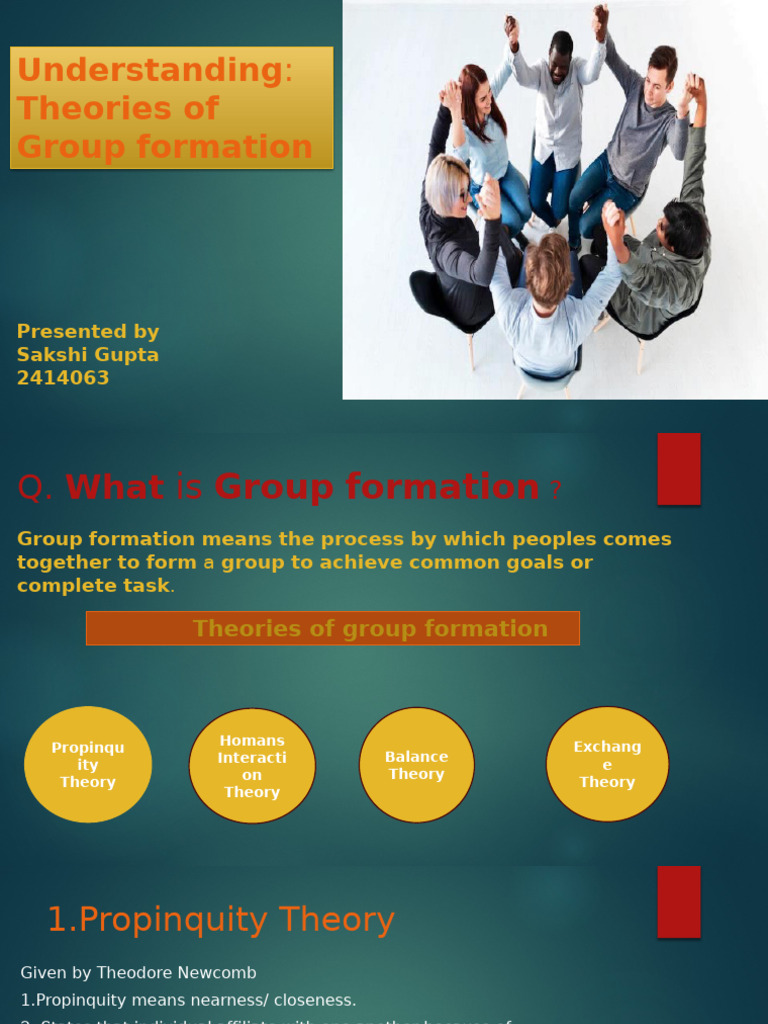 Ob Theories of Group Formation - Final | PDF | Scientific Theories ...