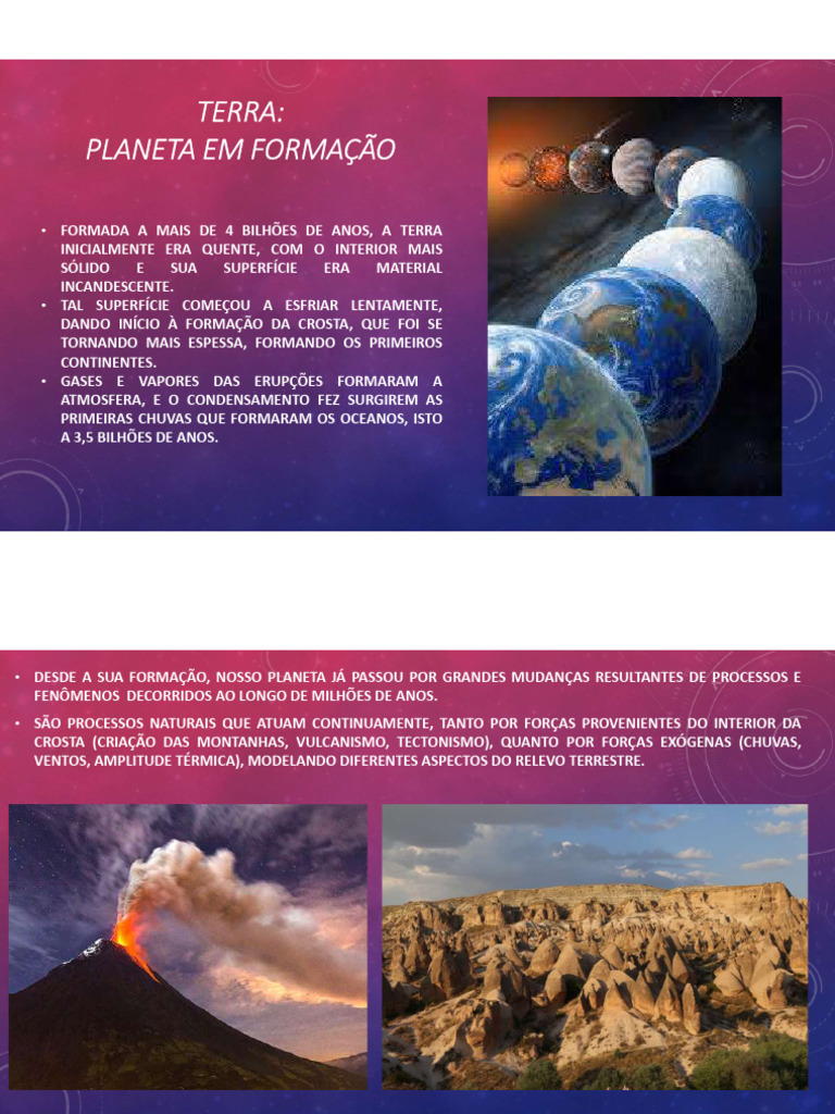 Geografia - 1° Ano - 2° Trimestre - Aula 3 - Estrutura da Terra e rochas | PDF | Rochas ...