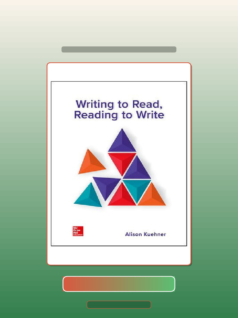 Answers For Writing To Read Reading To Write | PDF | Multiple Choice