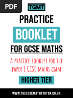 OCR GCSE Maths Foundation Topics List | PDF | Mathematics