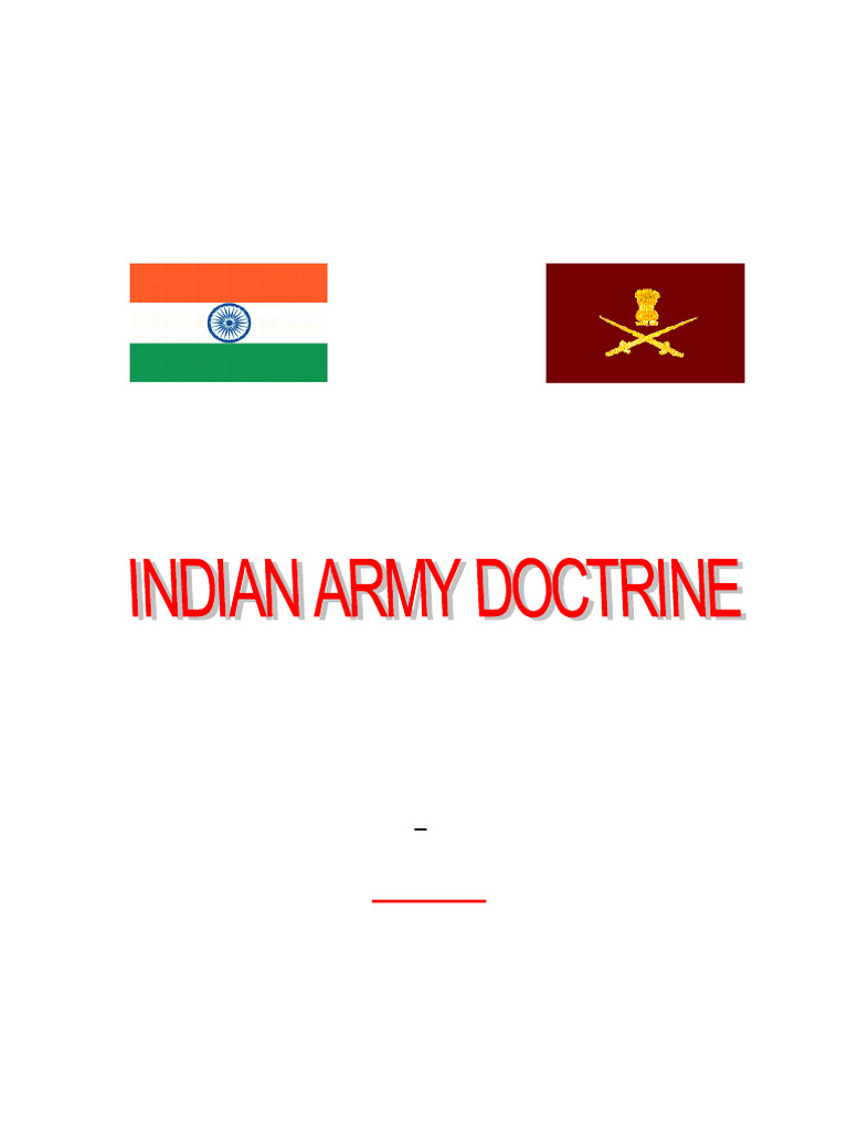 Indian Army Doctrine Overview 2004 | PDF | Electronic Warfare | Military