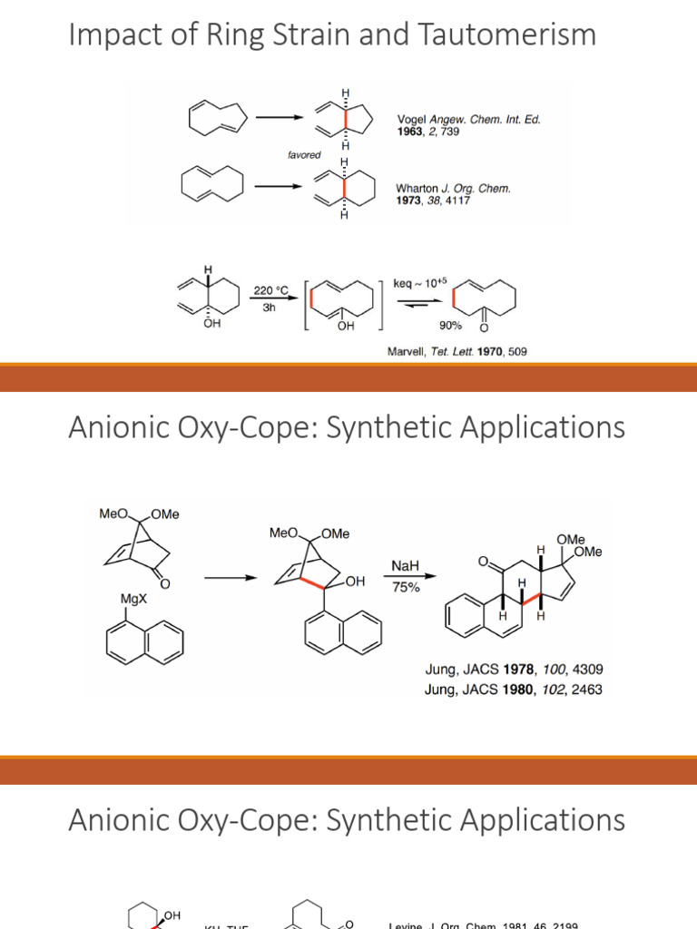 Anionic Oxy-Cope and Claisen Rearrangements | PDF | Chemistry | Organic ...