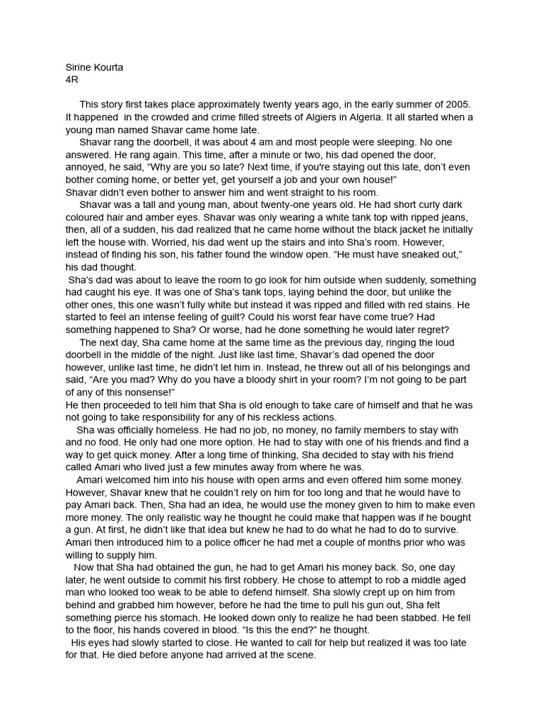 Short Story Edited | PDF