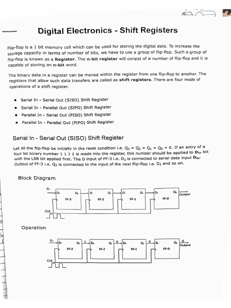 Shifting Registers -De | PDF