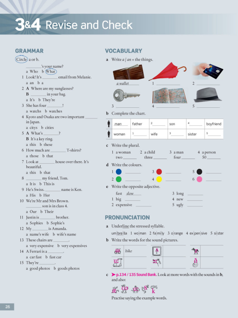 English File Beginner 3rd Student's Book-27-28 | PDF