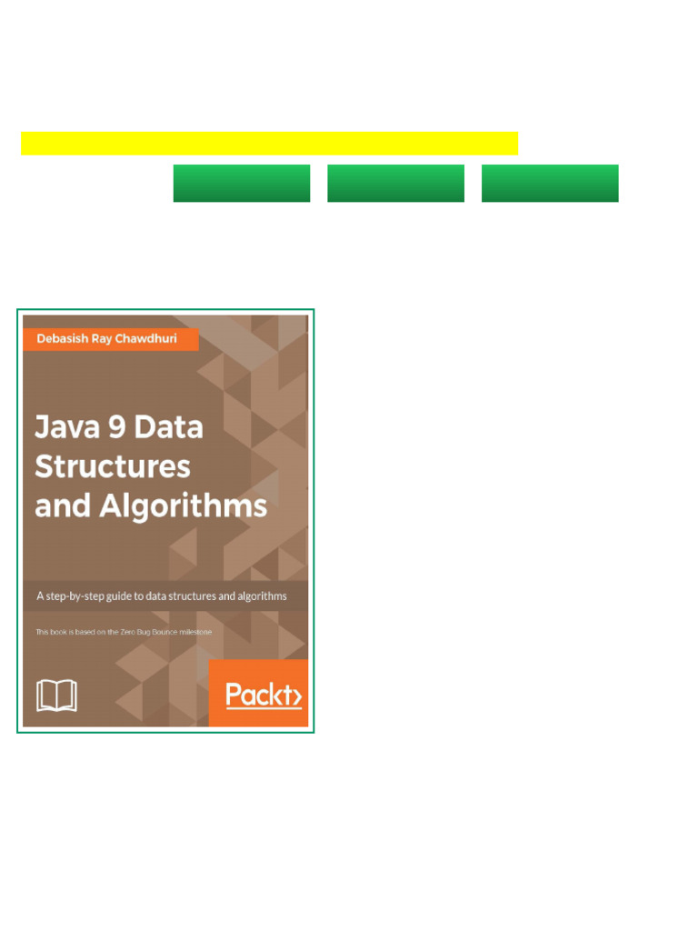 Java 9 Data Structures and Algorithms updated 2025 | PDF