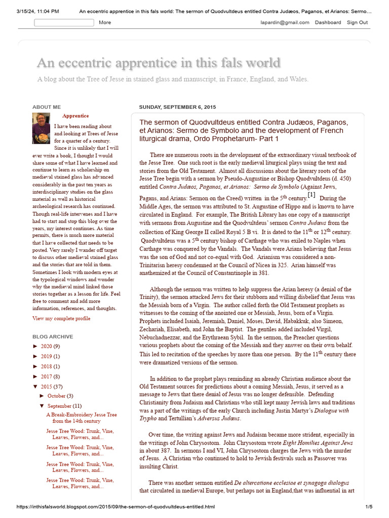 An Eccentric Apprentice in This Fals World | PDF | Jesus | Daniel ...