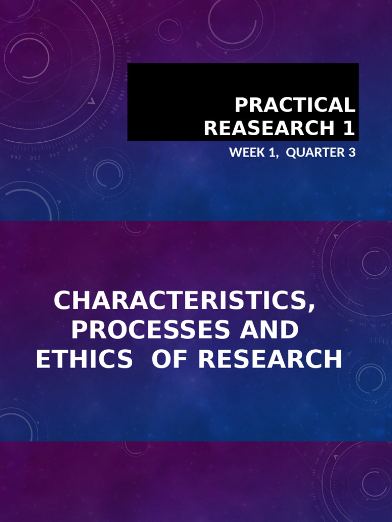 PR1-WEEK-1 | PDF | Quantitative Research | Statistics