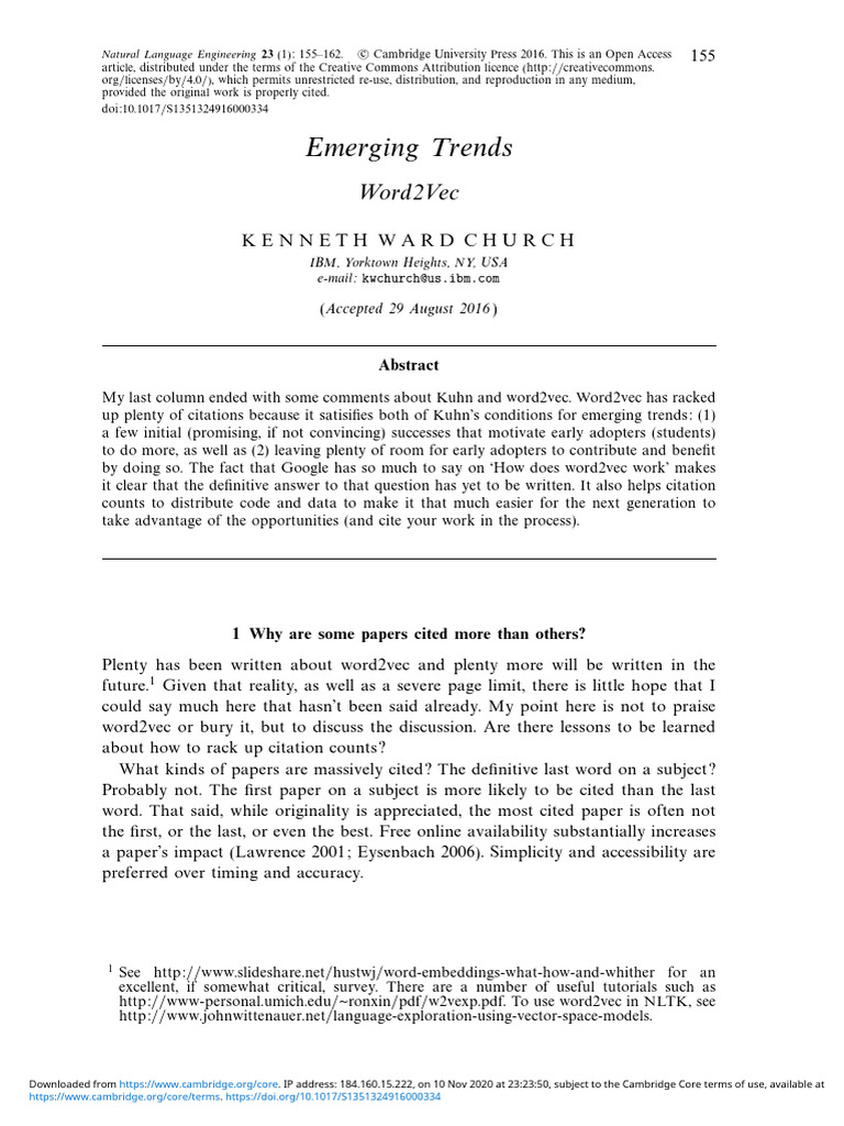 Word 2 Vec | PDF | Sat | Semantics