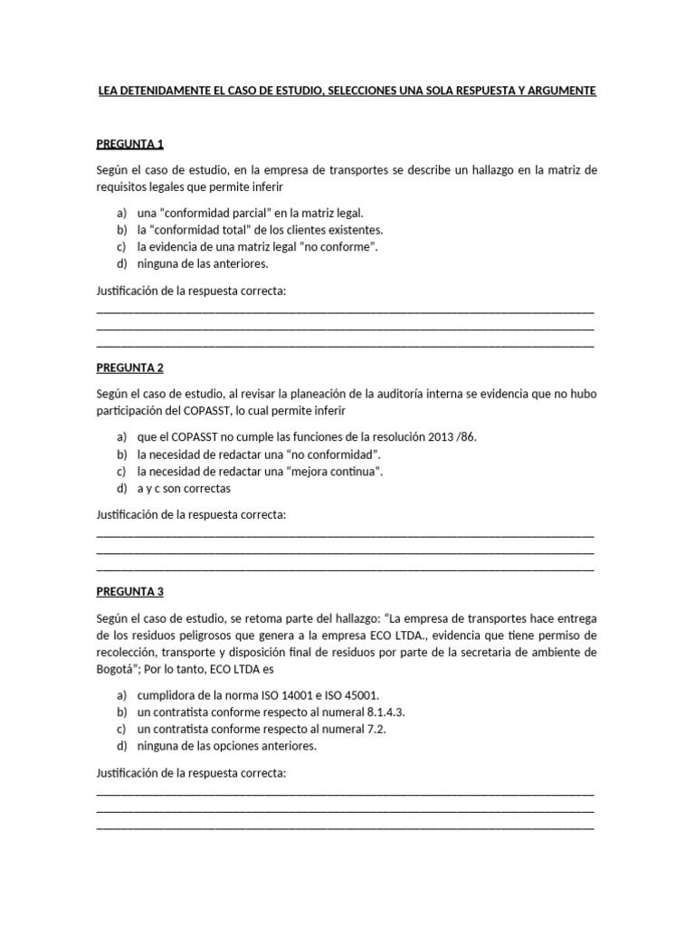 Taller 2 Caso de Estudio | PDF | Business