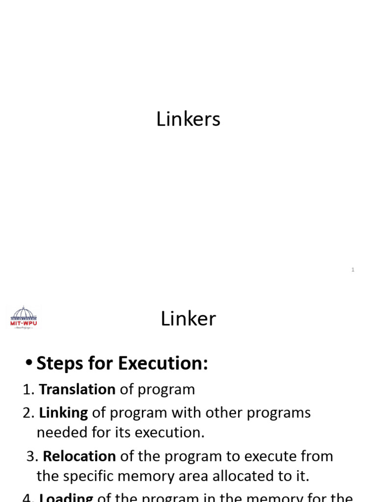 Module II (Linkers).Pptx | PDF | Library (Computing) | Office Equipment