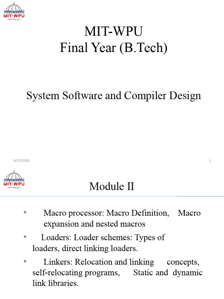 Module II (Macroprocessor) | PDF | Assembly Language | Macro (Computer ...