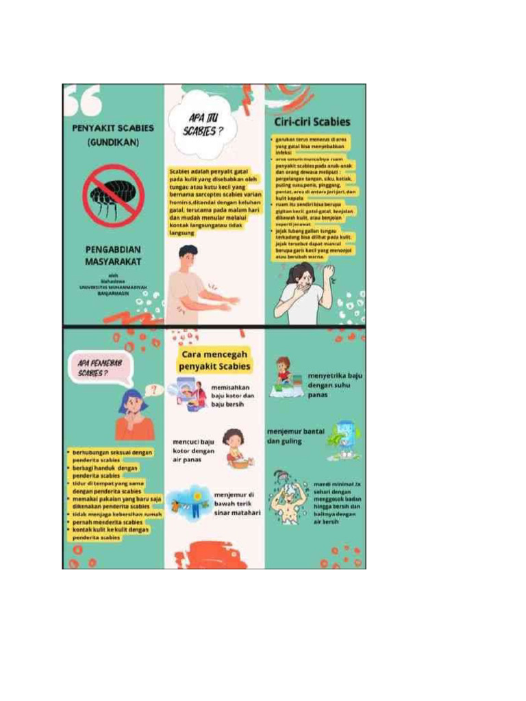 Leflet Scabies | PDF