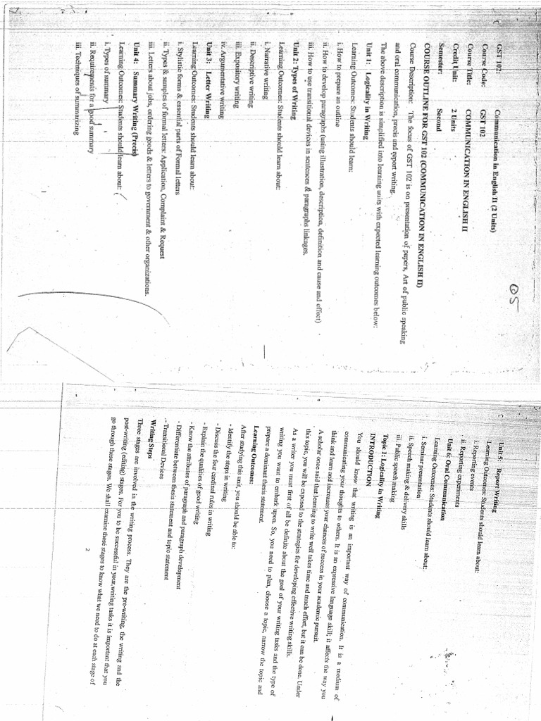 GST 102H-1 | PDF