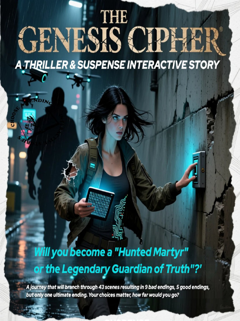 The Genesis Cipher: A Thrilling Choice Adventure | PDF | Encryption | Tanks
