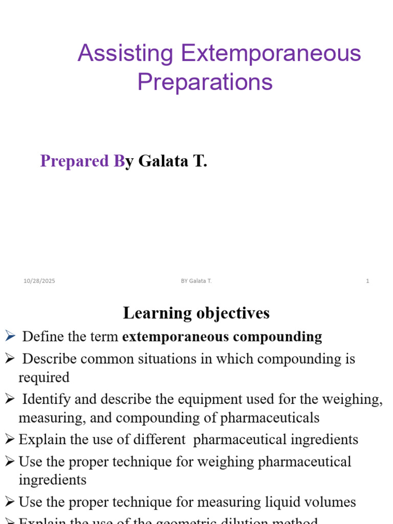 Extemporaneous Compounding Guide | PDF | Pharmaceutical Formulation ...