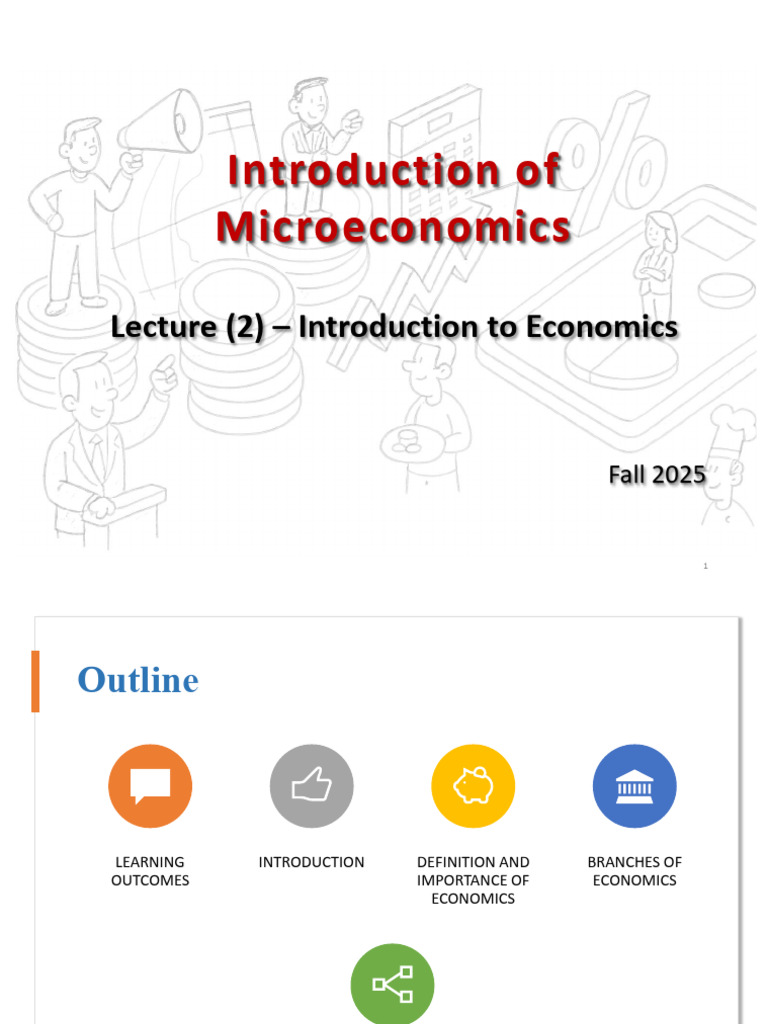 Lecture 2 Introduction To Economics | PDF | Economics | Fiscal Policy