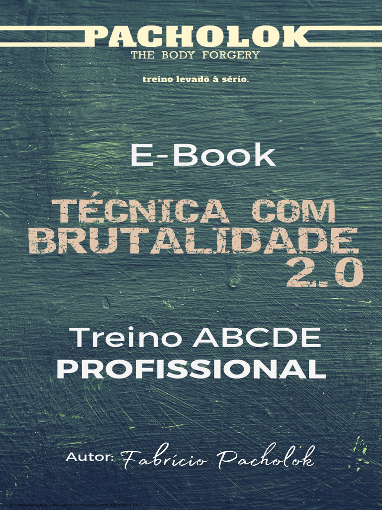 Treino ABCDE Profissional para Atletas | PDF | Musculação
