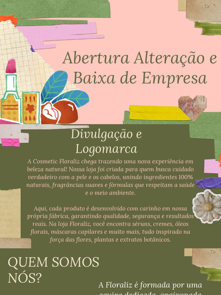 Cópia de Cutout Collages Aesthetic Company Profile Pink and Green Presentation.pdf | PDF