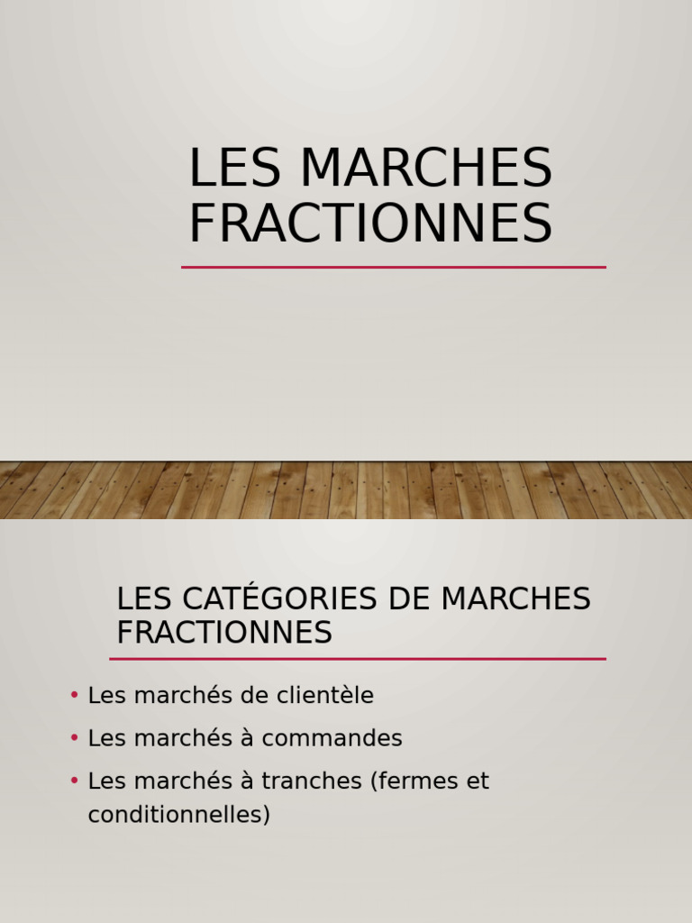 Types de marchés fractionnés expliqués | PDF | Marché (Économie) | Business
