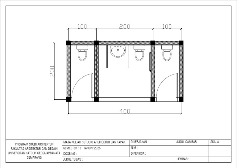 Denah Toilet | PDF