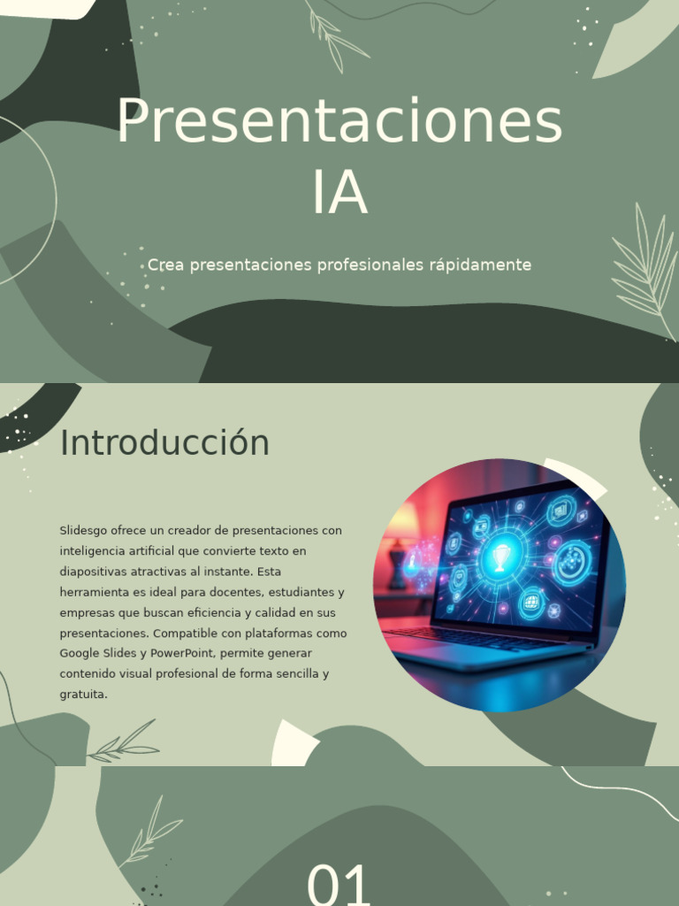 Creador de Presentaciones con IA Gratis | PDF | Inteligencia artificial ...