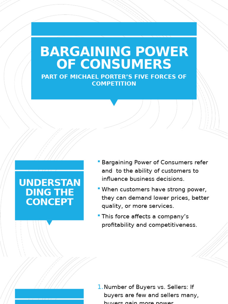 Consumer Bargaining Power Explained | PDF